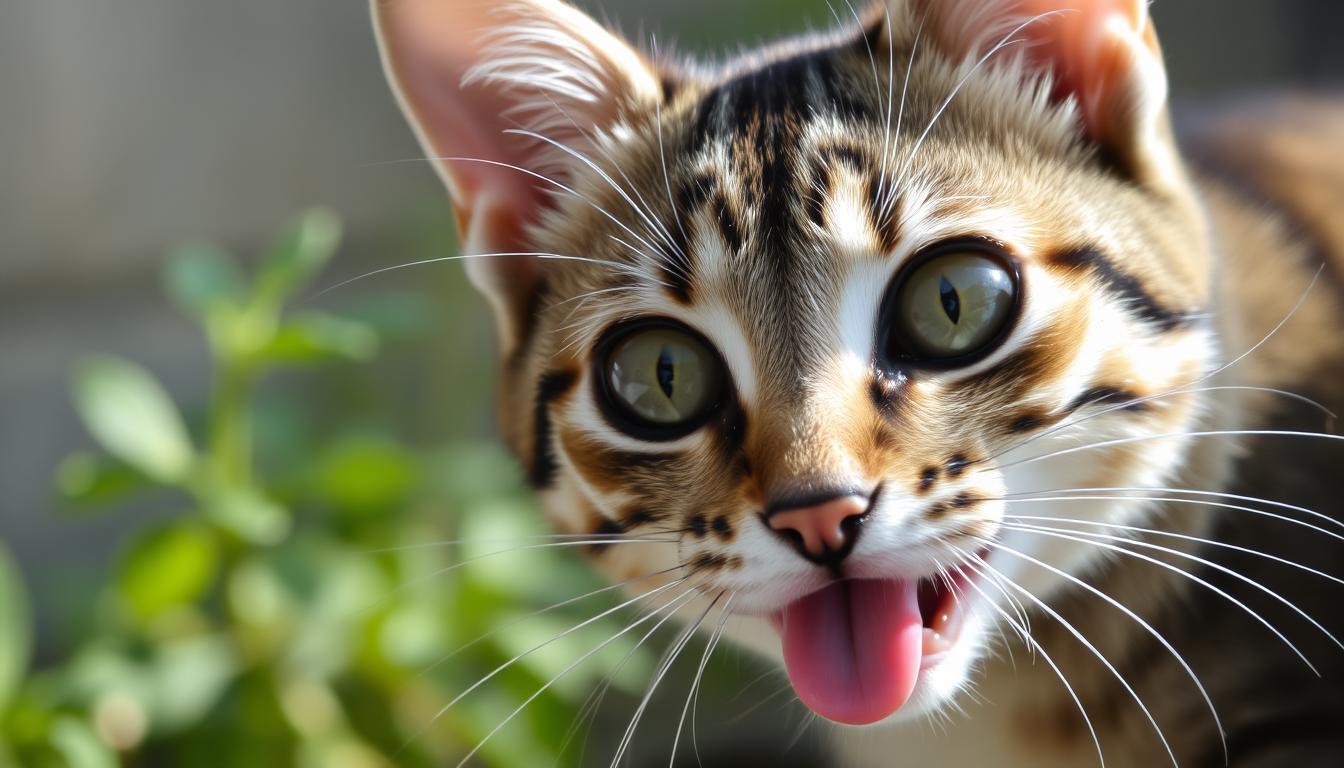 Why Your Cat Sticks Its Tongue Out When Petted?