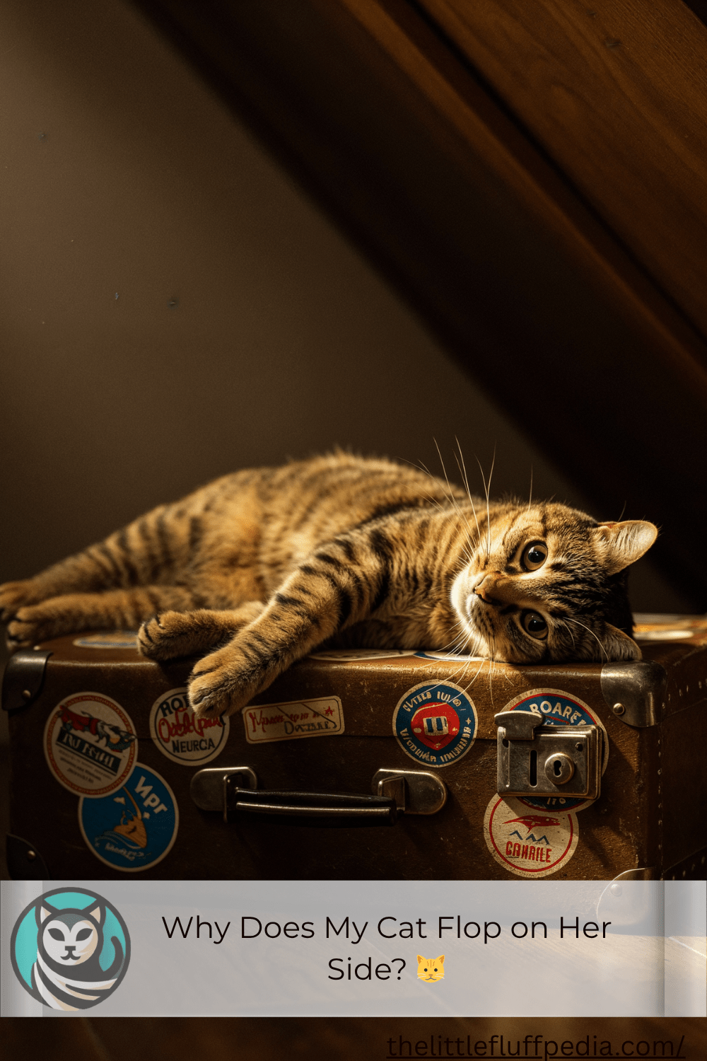 Why Does My Cat Flop on Her Side? - The Little Fluff Pedia